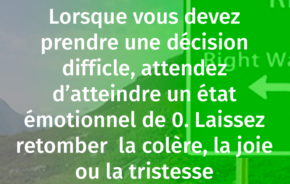 🏆 COMMENT PRENDRE UNE DECISION DIFFICILE
